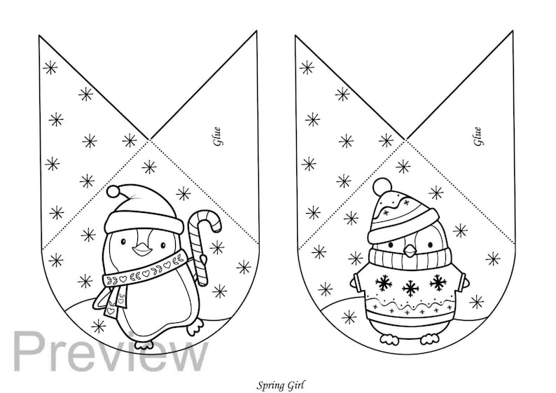 Corner Bookmark Printable Templates | Christmas Activities for Kids ...