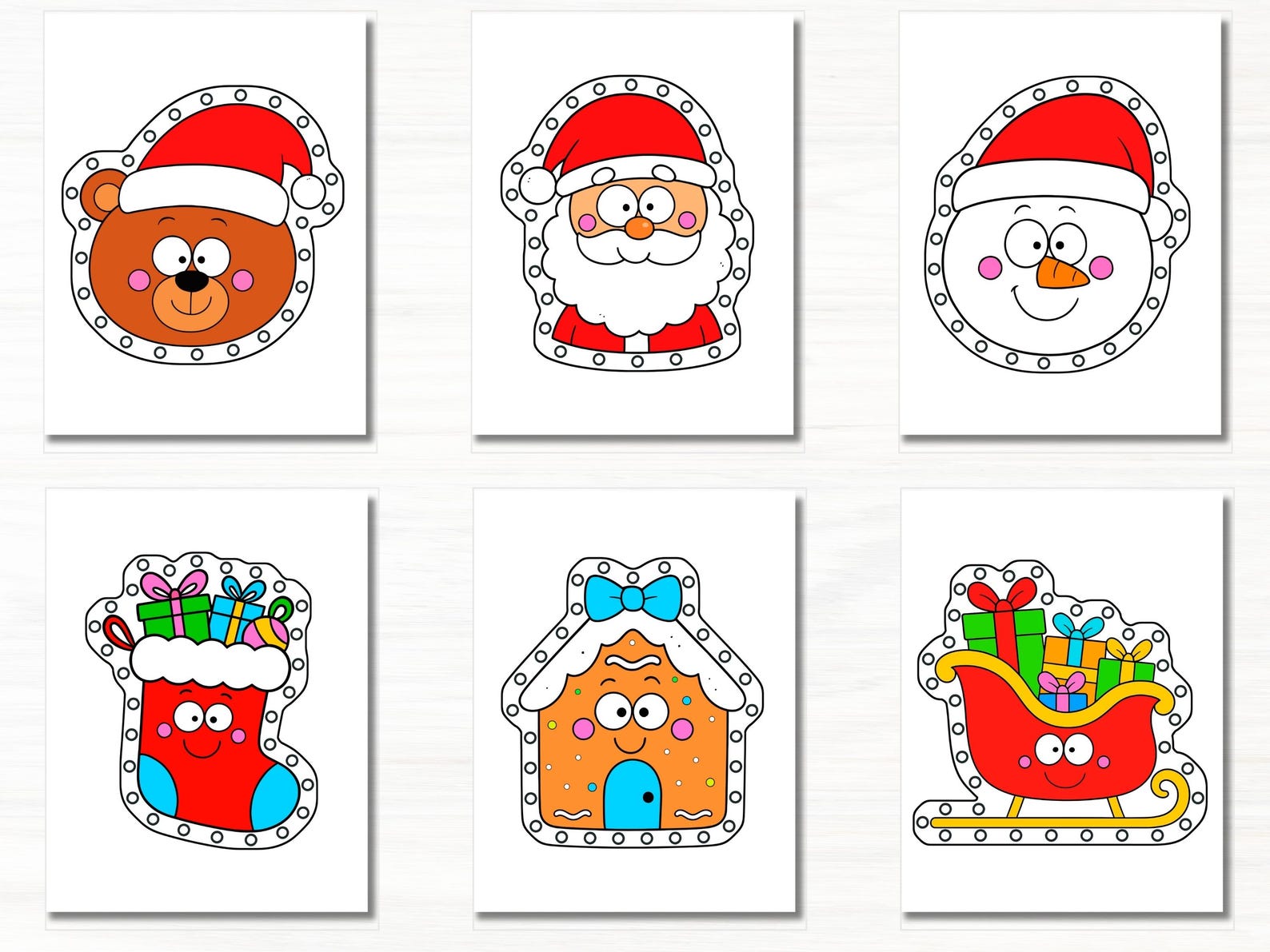 Christmas Lacing Cards | Preschool Fine Motor Activities | Montessori ...