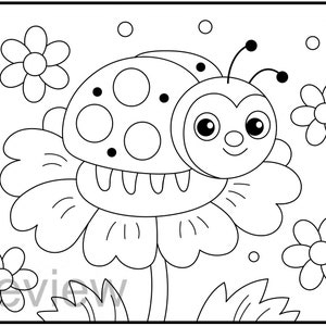 Bugs Coloring Pages | Insects Printable Coloring Sheets | Spring ...