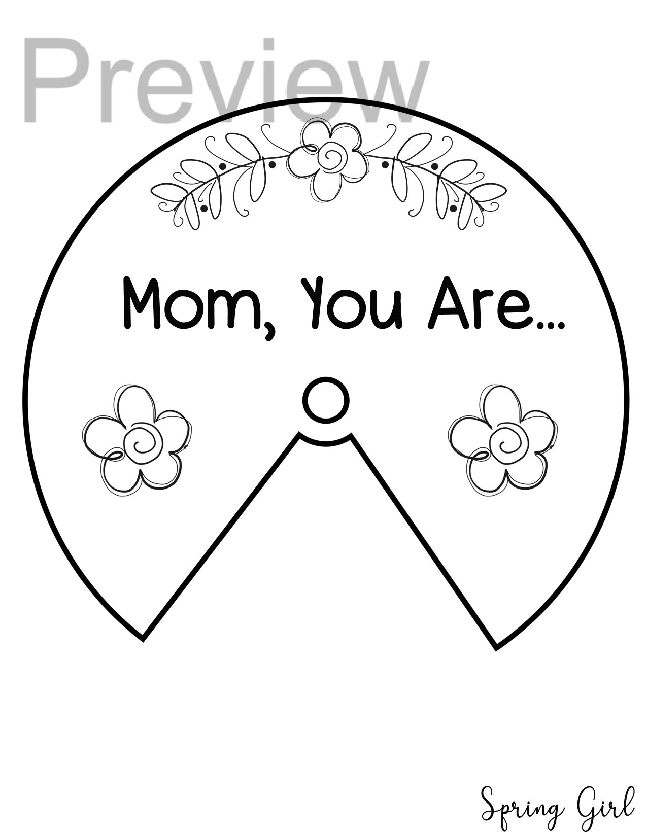Mother's Day Spinner | Mother's Day Crafts for Kids | Mother's Day ...