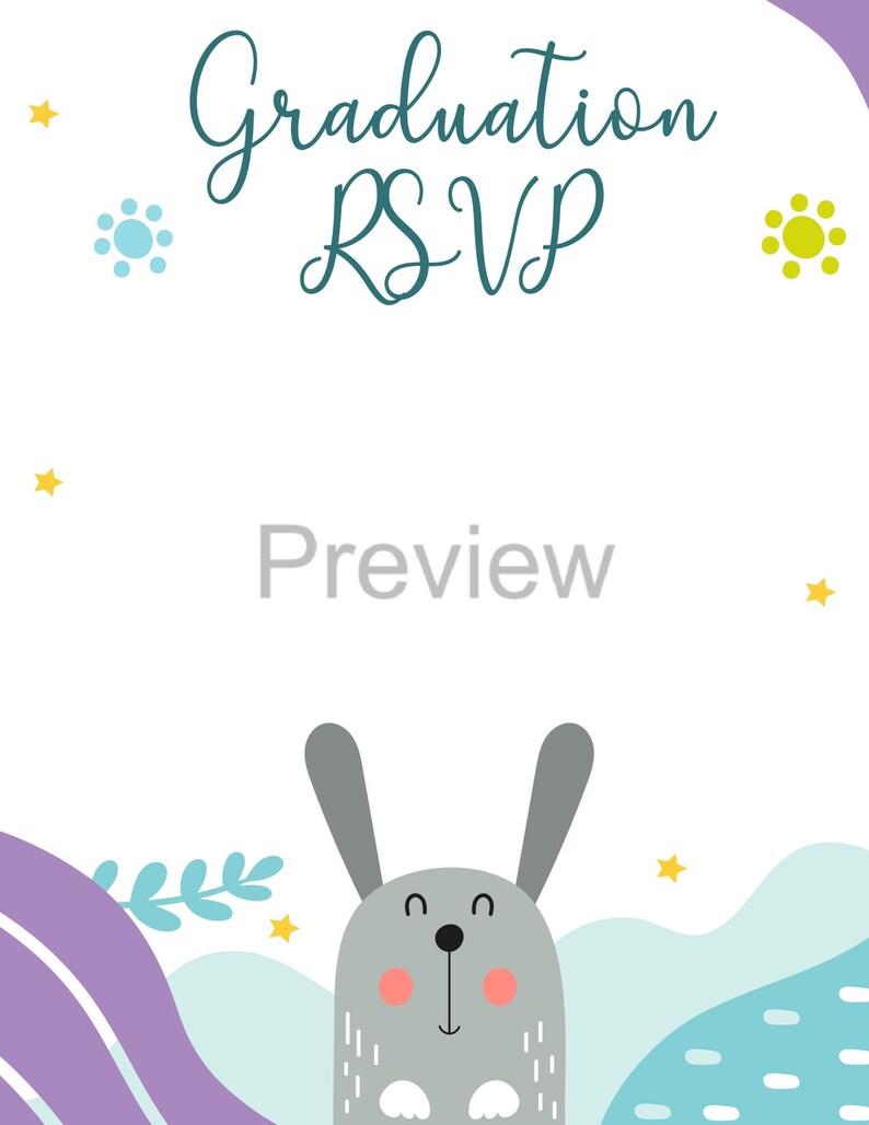 Kindergarten Graduation Invitation, Preschool Pre K Graduation Ceremony ...