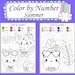 Color by Number Summer Printable Math Color by Code - Etsy