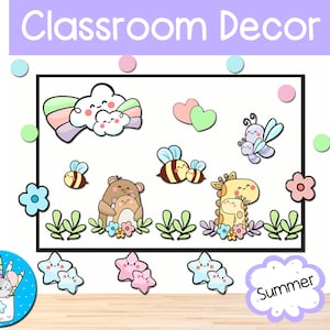 Summer Classroom Decor | Summer Bulletin Board Decoration | Printable ...