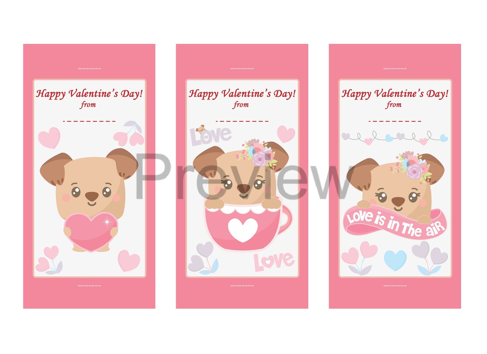 Valentine's Day Pencil Card | Gift Tag | Printable Pencil Holder ...