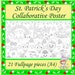 St. Patrick's Day Collaborative Poster | Coloring Wall Puzzle | School ...
