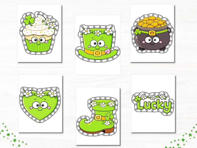 St Patrick Day Lacing Cards Printable | Fine Motor Skills | Preschool ...