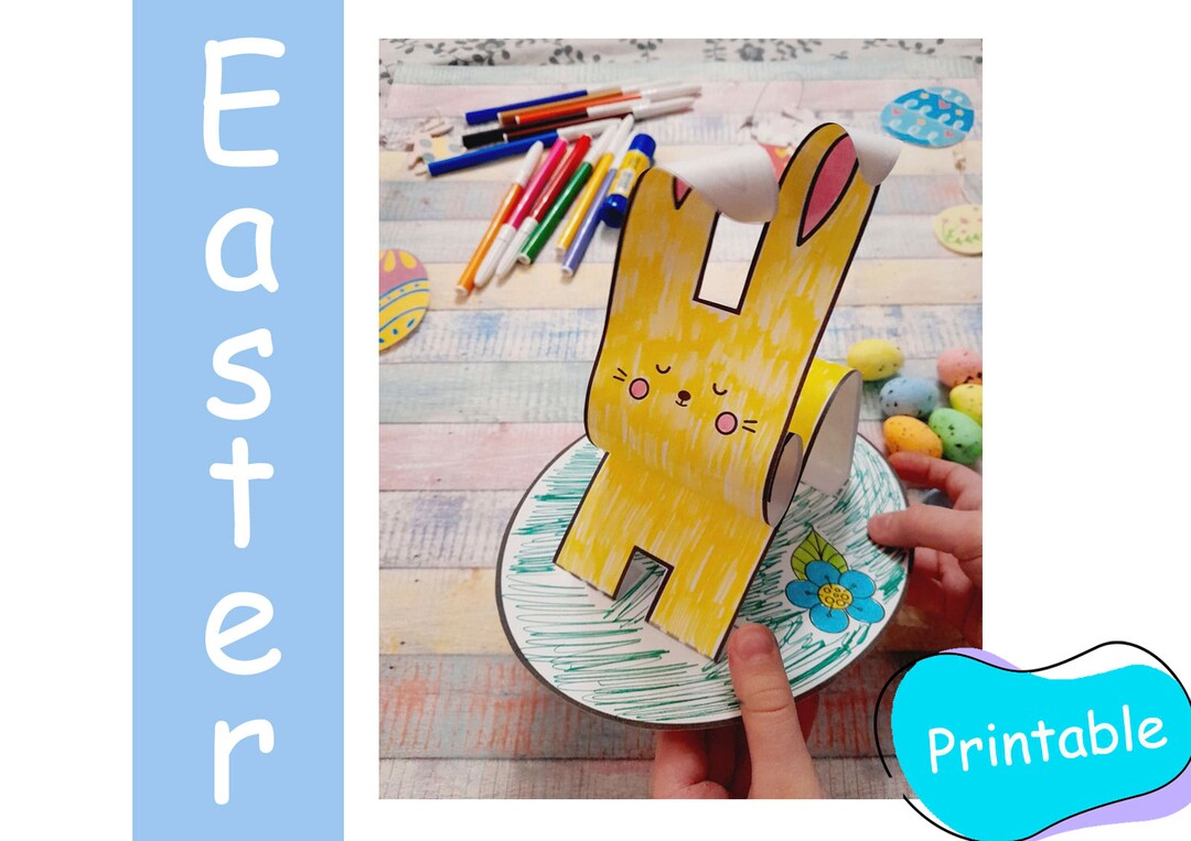 Easter Bunny Paper Craft | Easter Activities for Kids | Spring ...