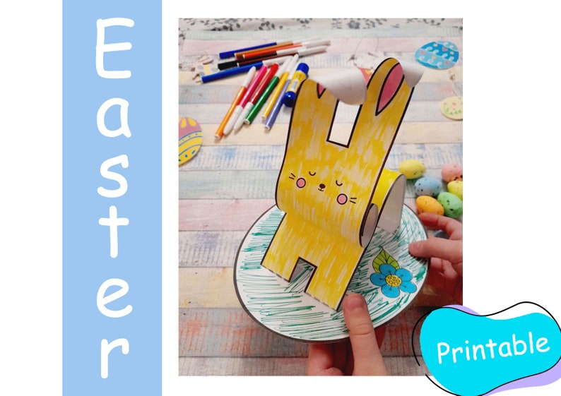 Easter Bunny Paper Craft | Easter Activities for Kids | Spring ...