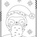 Christmas Animals Coloring Pages Printables for Kids | Winter Coloring ...