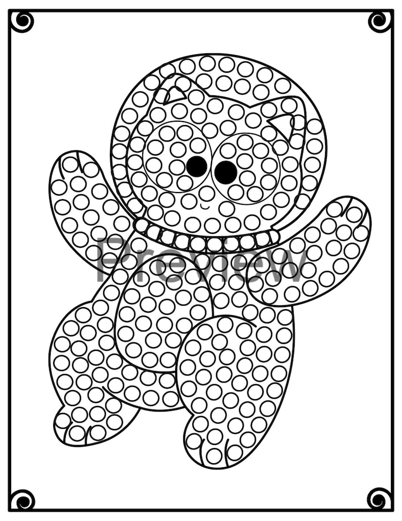 Space Activities for Kids Q-tip Dot Painting Worksheets for Kids Space ...