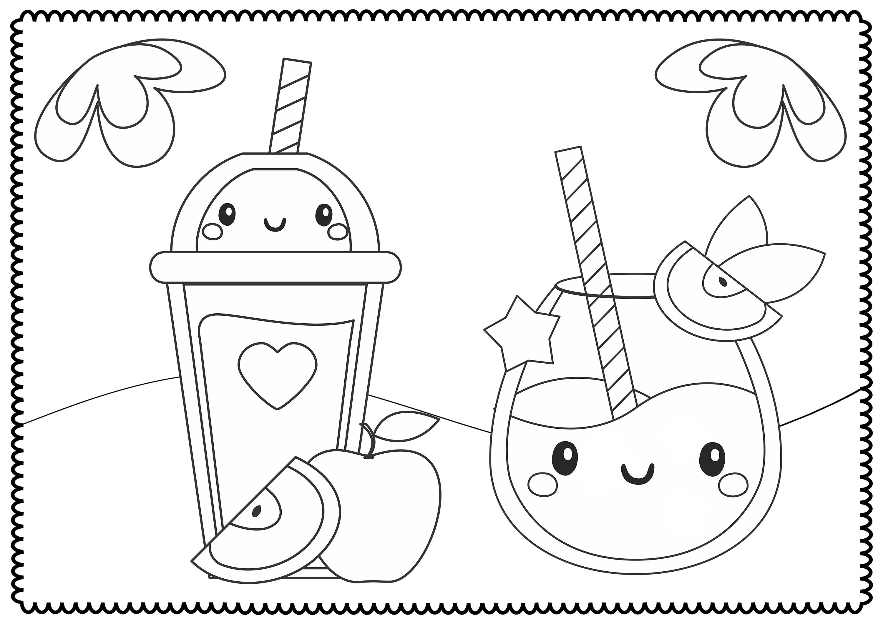 Apple Day: Coloring Pages | Printable Coloring Sheets for Kids | Fall ...