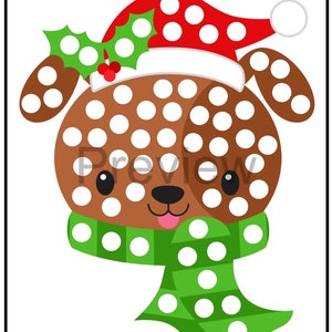 Christmas Do a Dot Mats | Printable Christmas Activities for Kids ...