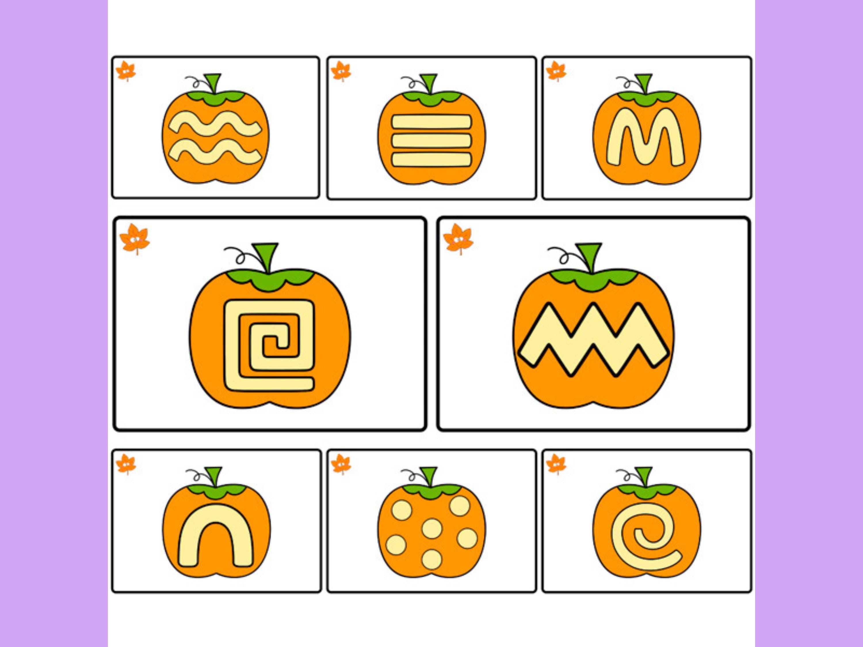 Apple and Pumpkin Playdough Mats | Fall Fine Motor Printable Activities ...