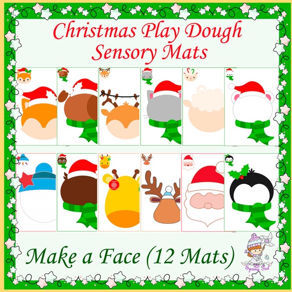 Play Dough Mats - Etsy
