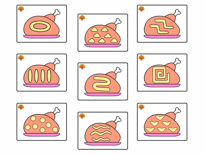 Thanksgiving Play Dough Mats | Fine Motor & Sensory Activity Printable ...