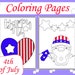4th of July Coloring Pages for Kids, Printable Independence Day ...