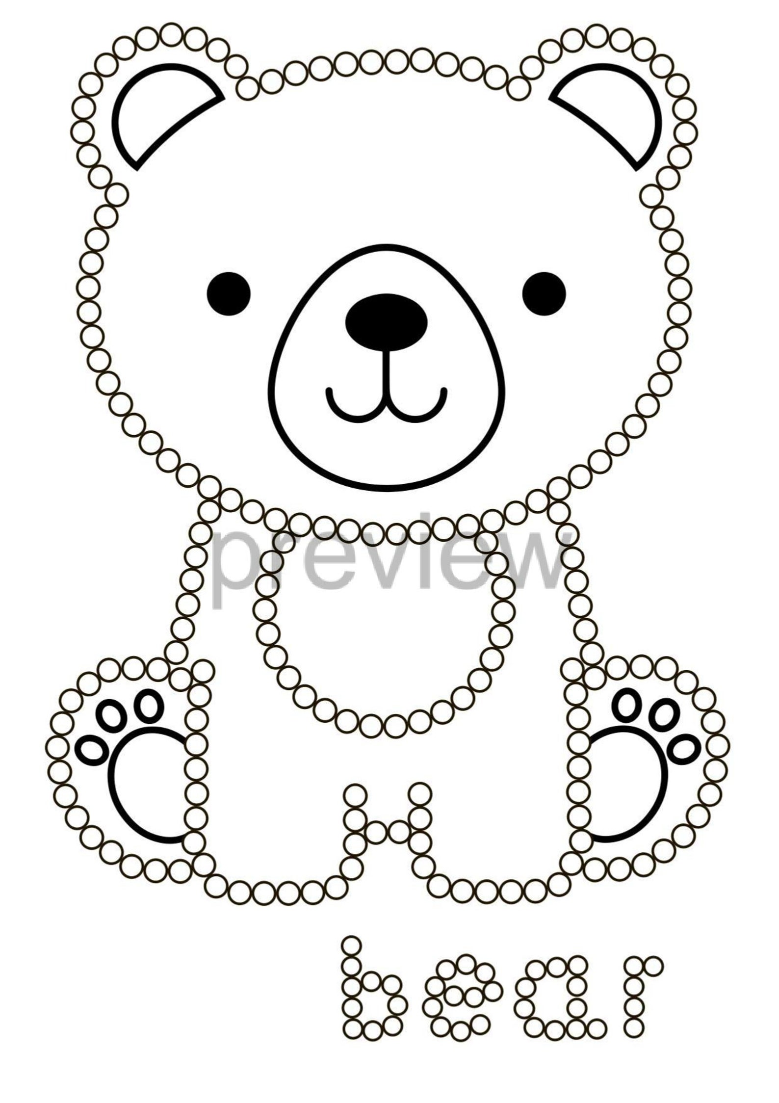 Q-tip Painting Worksheets | Animals Dot Painting | Do a Dot Worksheets ...