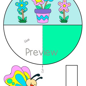 Paper Craft for Kids | Printable Spring DIY | Bugs Paper Craft ...