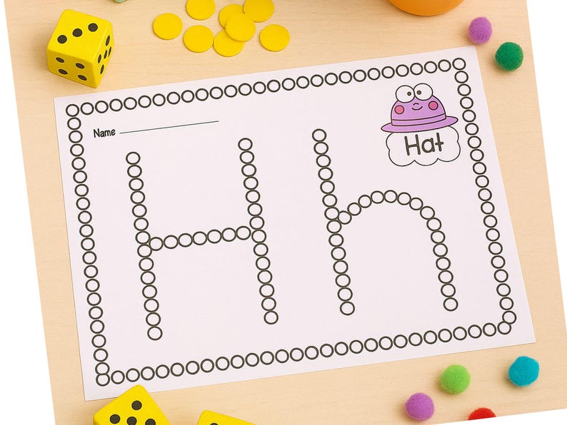 Q-tip Alphabet Dot Painting Worksheets | Alphabet Activities ...