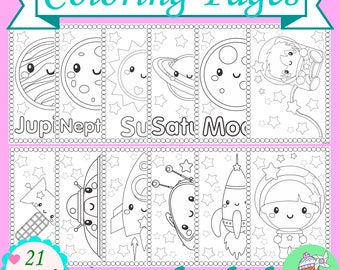Printable Outer Space Coloring Sheets Astronaut Coloring Pages for Kids ...