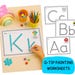 Q-tip Alphabet Dot Painting Worksheets | Alphabet Activities ...