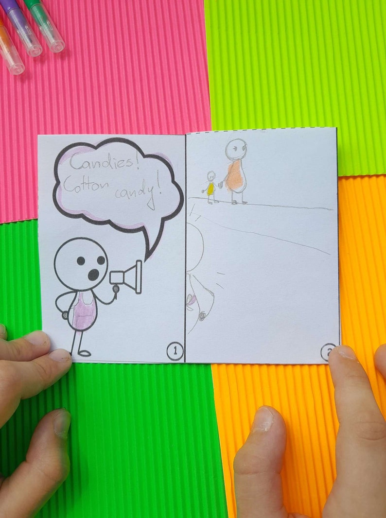 Comic Template for Kids | Create Your Own Comic Book | Printable PDF ...