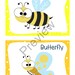 Bugs Printable Flash Cards | Insects Instant Download Flashcards | PDF ...