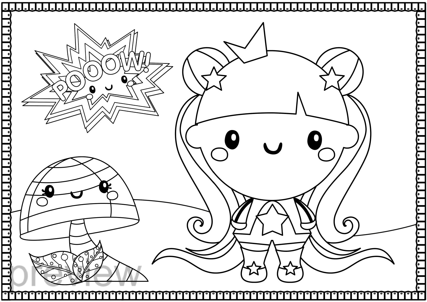 Super Hero Coloring Pages Printable Super Hero Coloring Book for Kids ...