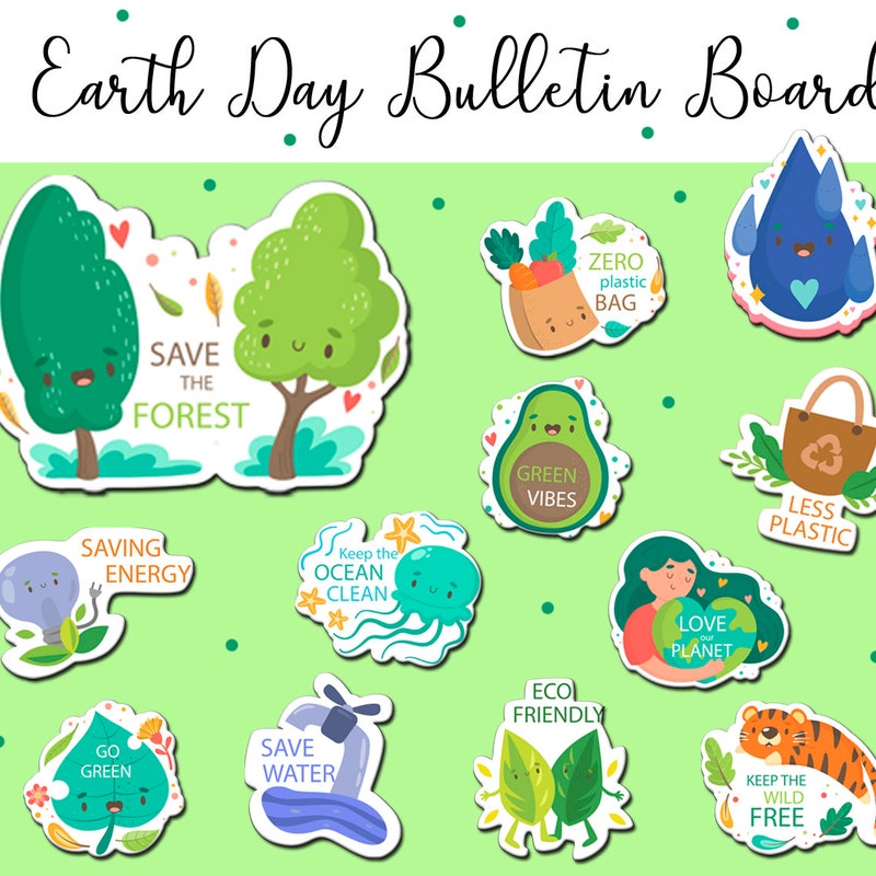 Earth Day Banner - Etsy