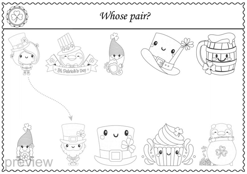 St. Patrick's Day Learning Pack, Activity Pack, Worksheets, Bundle ...