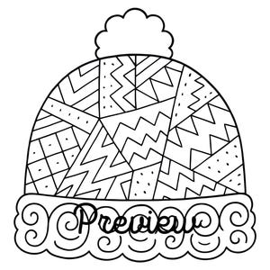 Winter Hat Paper Craft Printable | Kids Winter Activity | Instant ...