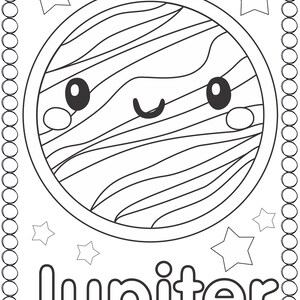 Space Planets Coloring Pages Printable for Kids | Astronomy Outer Space ...