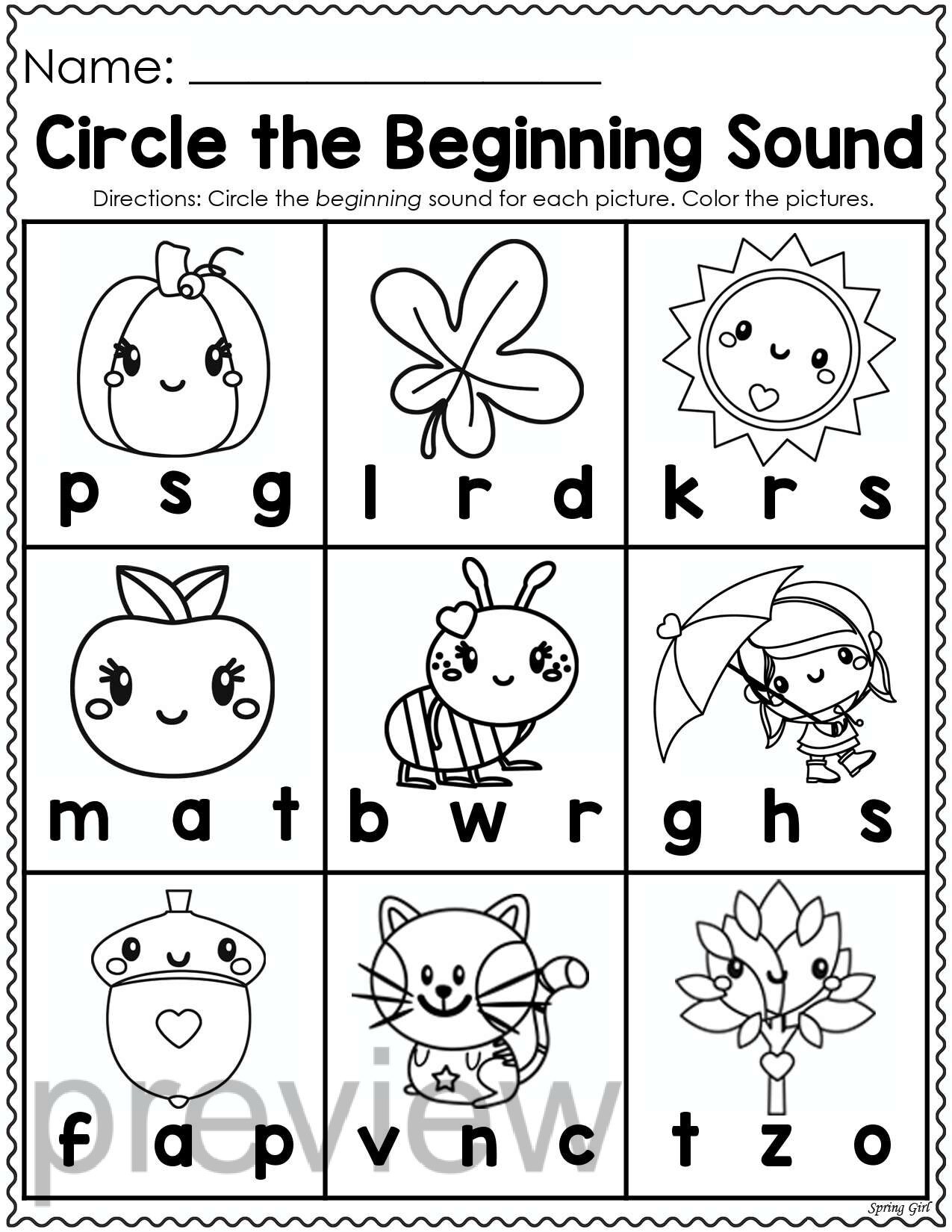 Fall Activities NO PREP Pages/literacy and Math Activities for ...