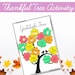 Thanksgiving Activity: Gratitude Tree | Printable Thanksgiving Craft ...