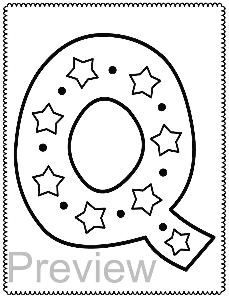 Alphabet Coloring Pages | Printable ABC Coloring Book | Back to School ...
