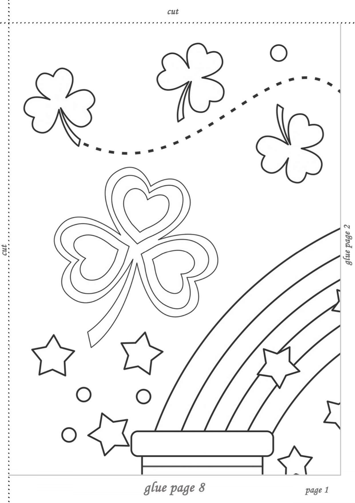 St. Patrick's Day Collaborative Poster Coloring Wall - Etsy