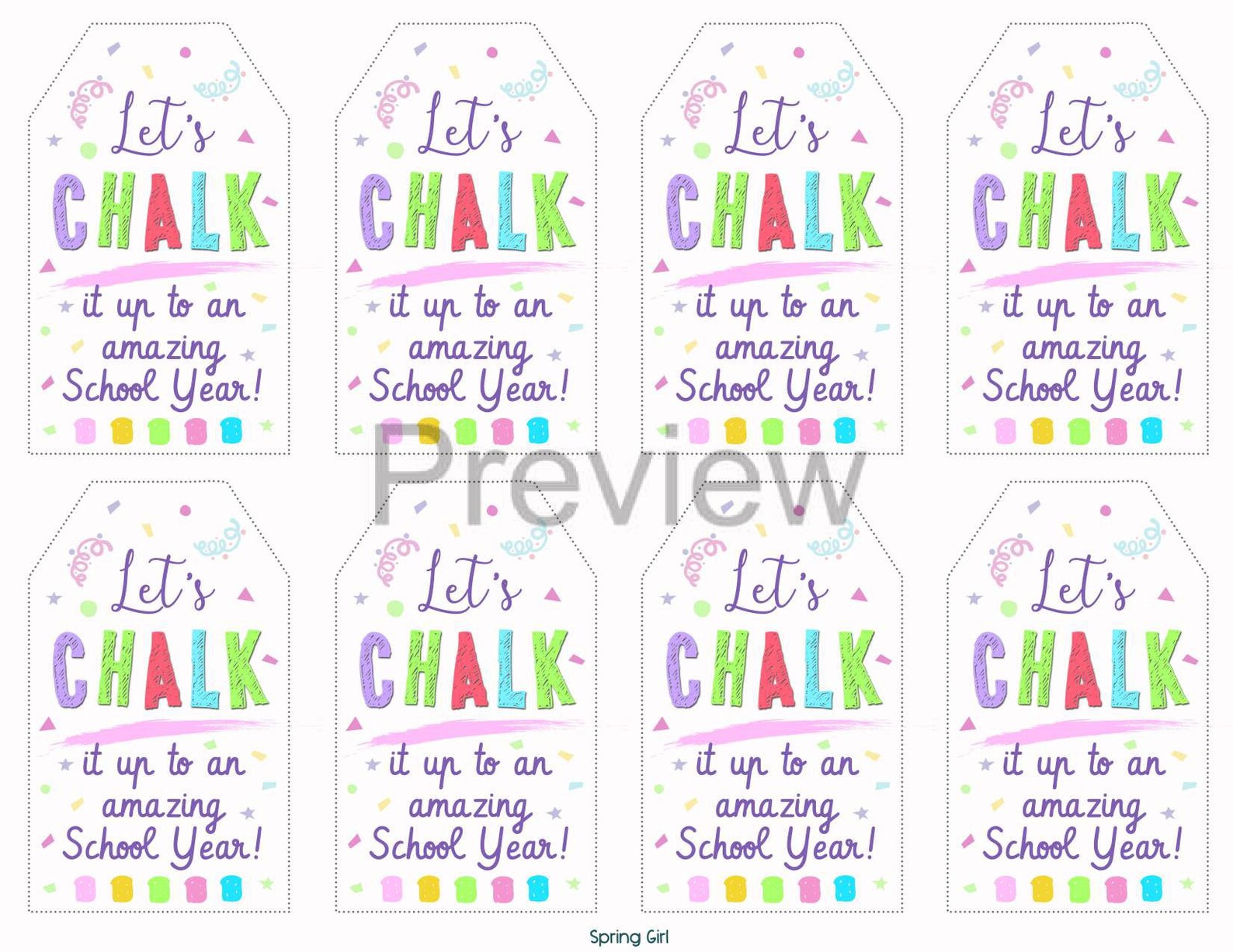 Last Day of School Gift Tags | End of School Gift Tags for Students ...