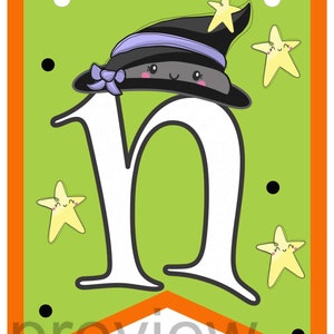 Halloween Printable Bunting Banner | Halloween Party Decoration ...
