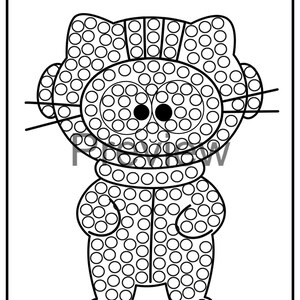 Space Activities for Kids | Q-tip Dot Painting Worksheets for Kids ...