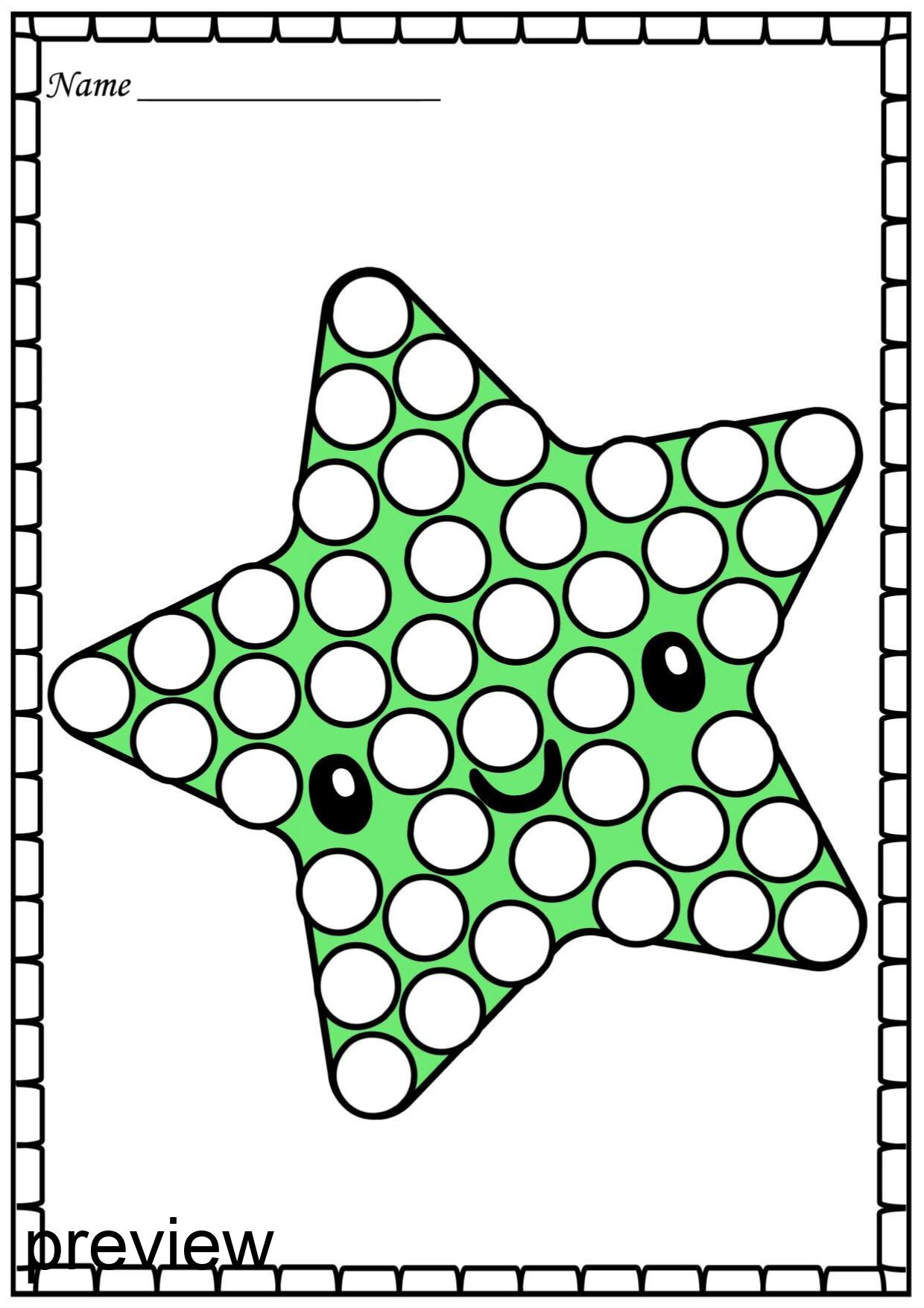 Dot Markers Summer Worksheets | Do a Dot Printables Mats for Toddlers ...