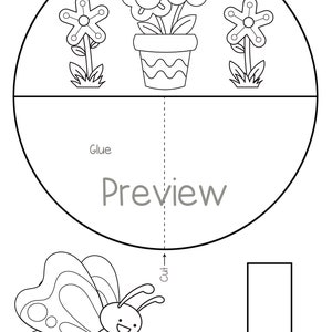 Paper Craft for Kids | Printable Spring DIY | Bugs Paper Craft ...