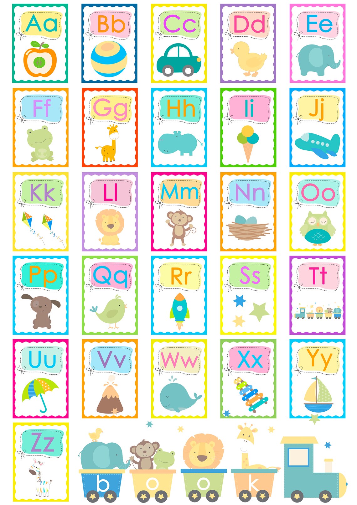 Alphabet Posters | Banners for Classroom Decor | Back to School | Short ...