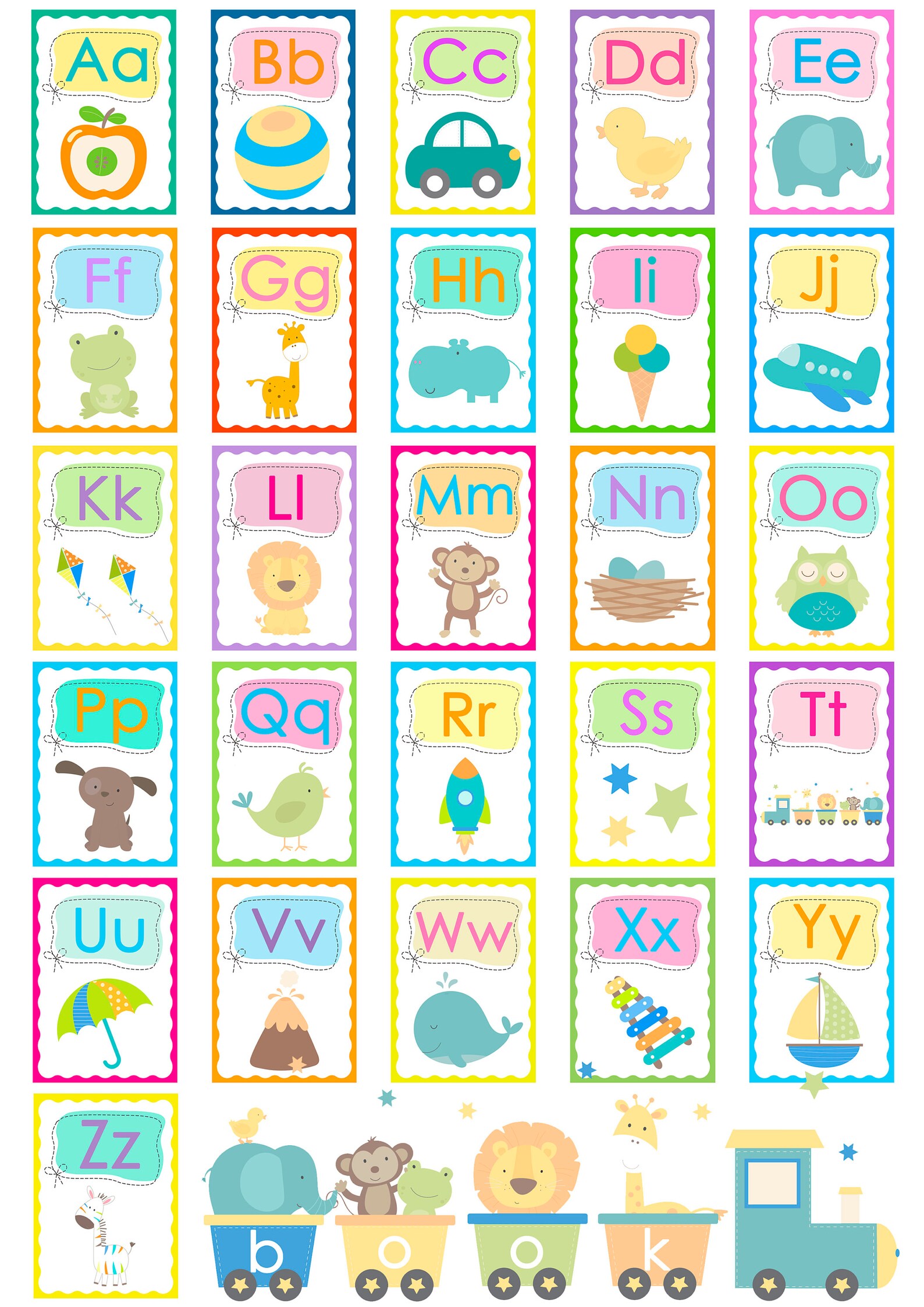 Alphabet Posters | Banners for Classroom Decor | Back to School | Short ...