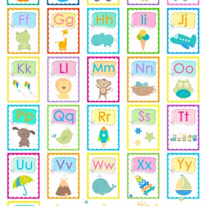 Alphabet Posters | Banners for Classroom Decor | Back to School | Short ...