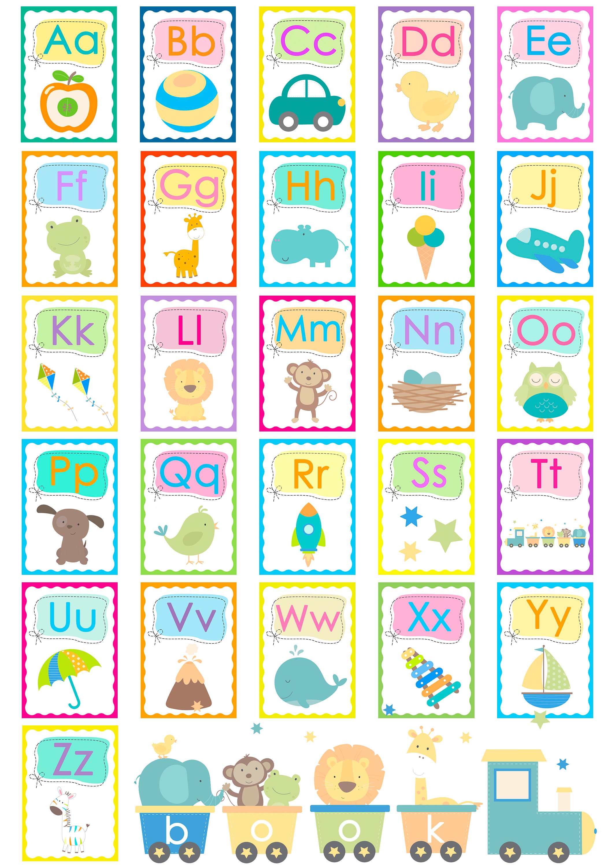 Alphabet Posters | Banners for Classroom Decor | Back to School | Short ...
