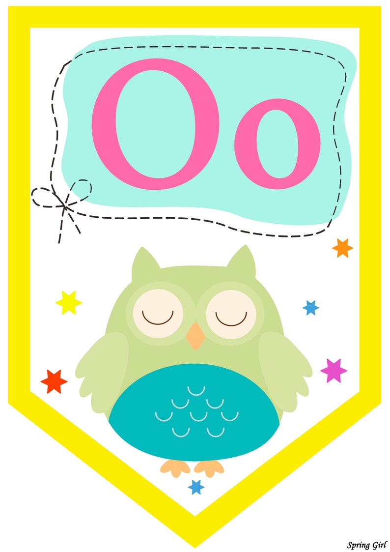 Alphabet Posters Banners for Classroom Decor Back to School Short and ...