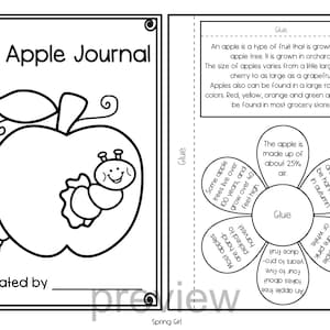 Apple Life Cycle Mini Book | Apple Day Lesson Unit | Apple Unit Study ...