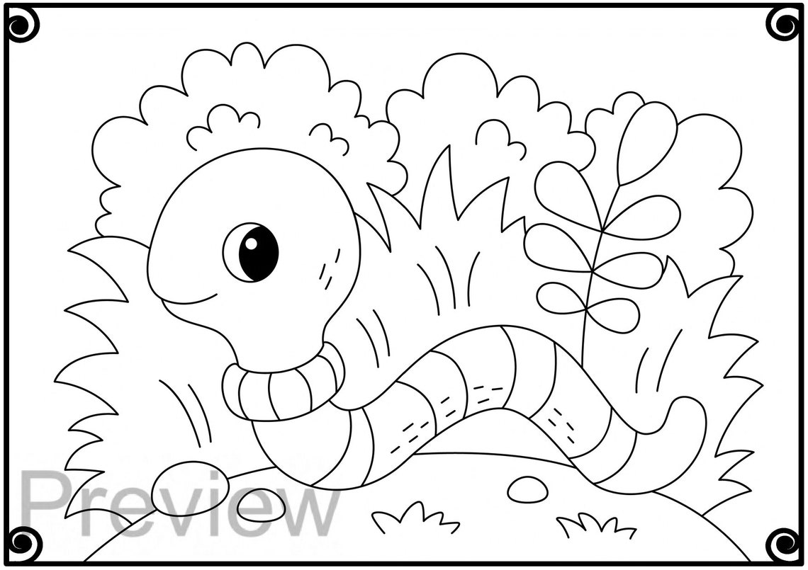 Bugs Coloring Pages | Insects Printable Coloring Sheets | Spring ...