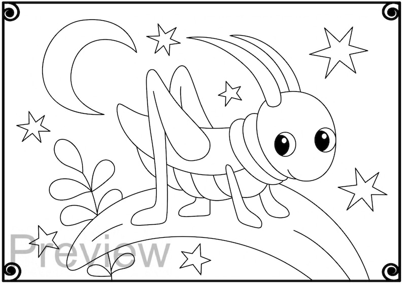 Bugs Coloring Pages | Insects Printable Coloring Sheets | Spring ...