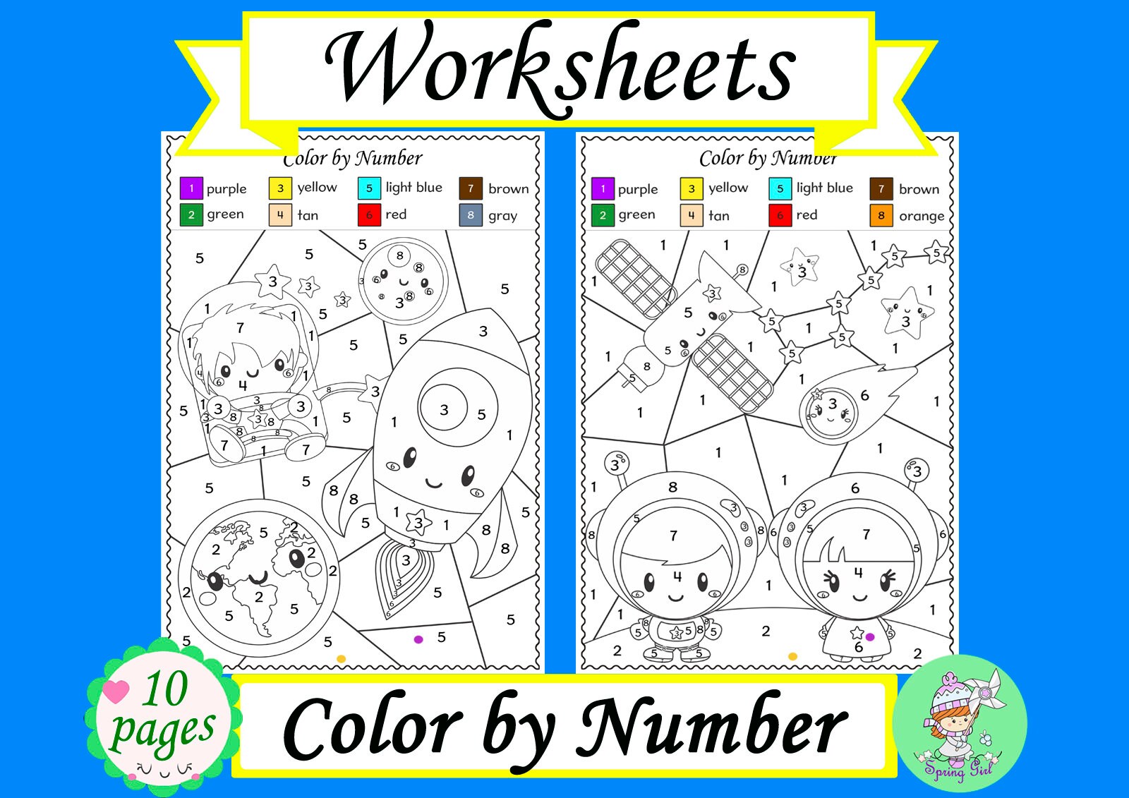 Hojas De Trabajo Imprimibles Y Minilibros Sobre Actividades Espaciales